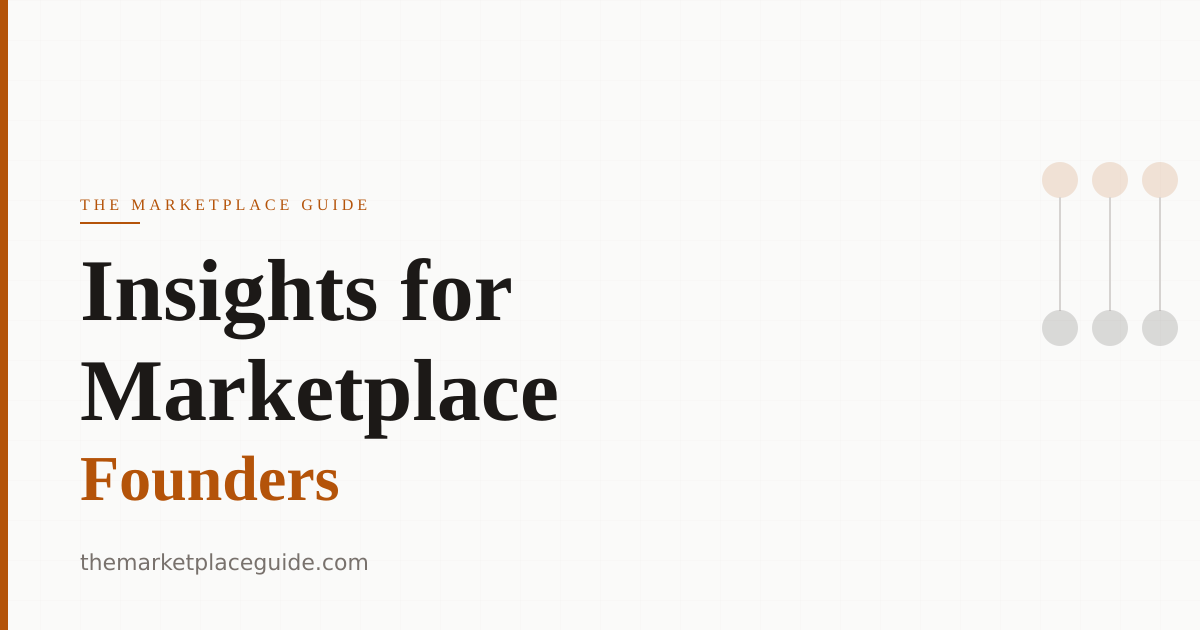 The Two-Sided Marketplace Playbook: Sequencing, Liquidity, and What ...